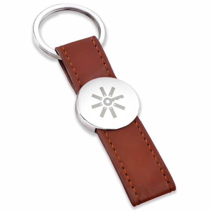 Queen Leather Strap Keyring Custom Printed With Your Logos & Designs