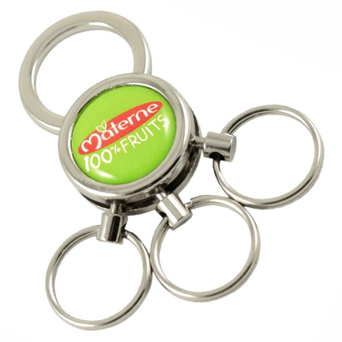 Bulk Buy Detachable Metal Keyring Organisers with Engraving