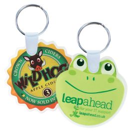 UK Printed LaserCut Acrylic Keyrings With Your Designs