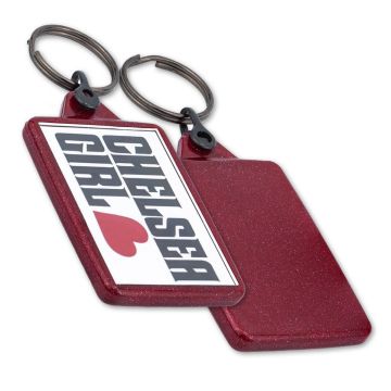 Plastic Card Keyrings | Printed Key Tags With Your Designs