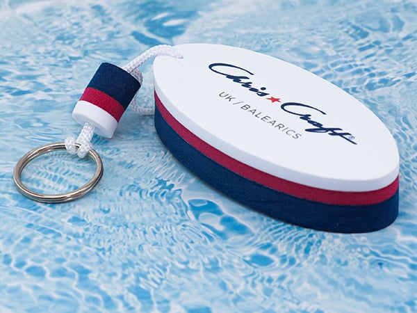 Floating Foam Keyrings | Custom Shaped & Printed EVA Foam