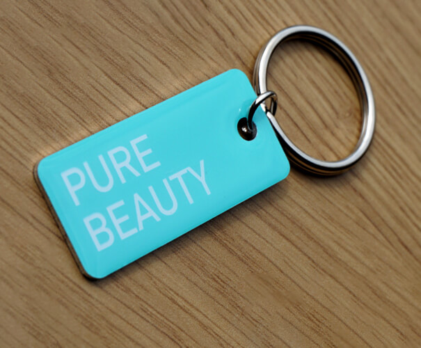 Custom Aluminium Value keyrings | Printed Metal Products